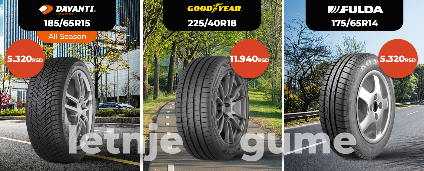 Veliki izbor guma za sve vrste vozila - Prodaja i servis | GUMA CENTAR