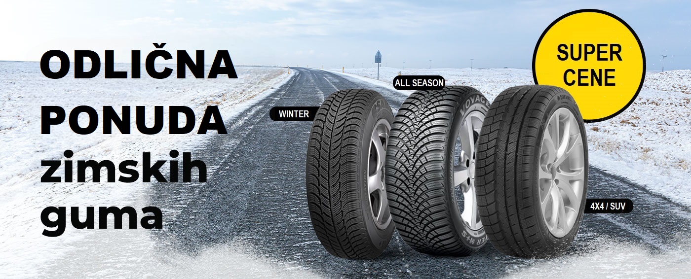 Veliki izbor guma za sve vrste vozila - Prodaja i servis | GUMA CENTAR