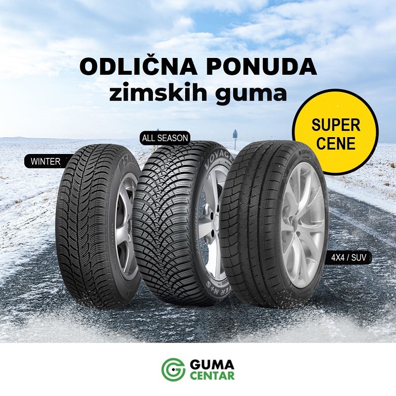 Veliki izbor guma za sve vrste vozila - Prodaja i servis | GUMA CENTAR